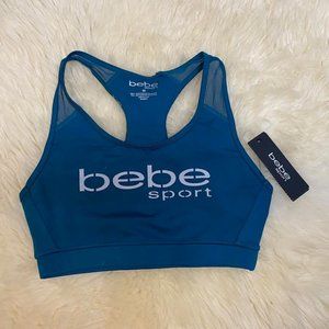 bebe | Tops | Nwt 49 Bebe Sport Women M Interlock Laser Cut Logo Sports ...